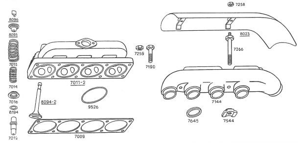 8194 Valve guides Insulation P1